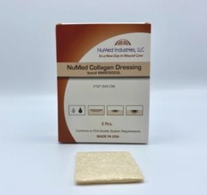 Collagen Dressing 2x2 (5 ct.) | BODYARMOR MEDICAL SUPPLIES