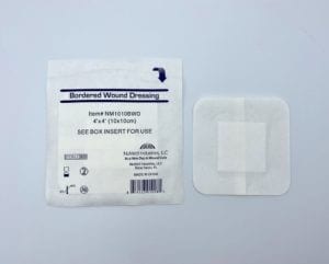 Bordered Gauze Wound Dressing 4x4 (30 ct.) | BODYARMOR MEDICAL SUPPLIES