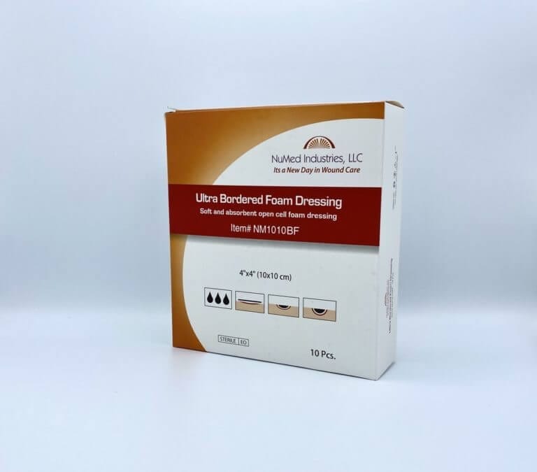 Bordered Foam Dressing 4x4 (10 ct.) | BODYARMOR MEDICAL SUPPLIES
