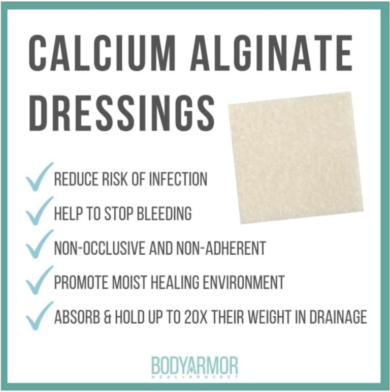 How to Use Calcium Alginate Dressings | BODYARMOR