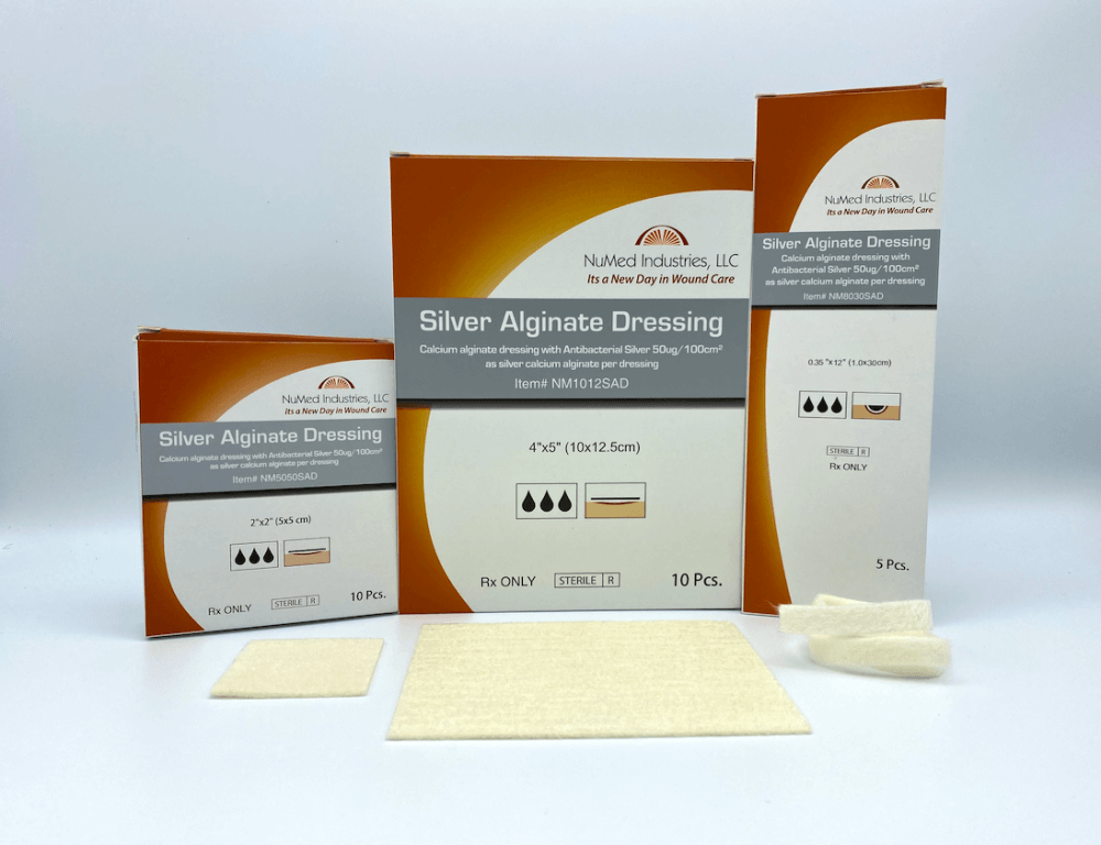 Calcium Alginate with Silver 4x5 (10 ct.) | BODYARMOR MEDICAL SUPPLIES