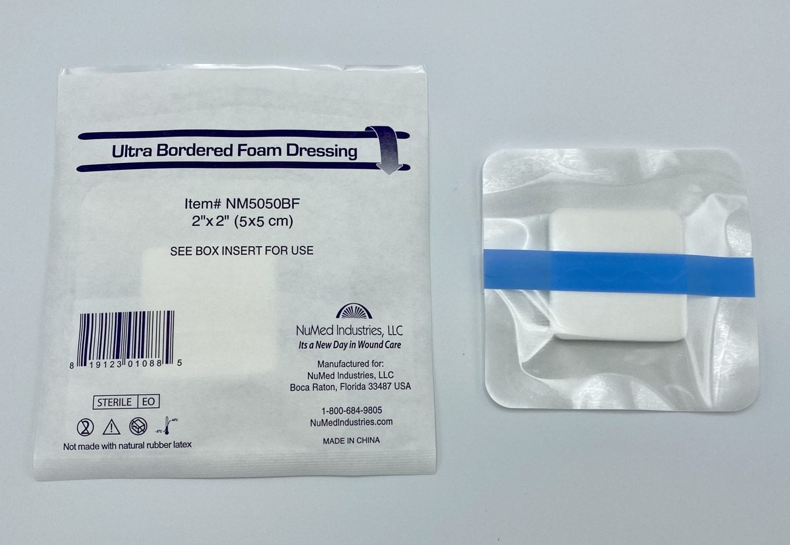 Bordered Foam Dressing 2x2 (10 ct.) | BODYARMOR MEDICAL SUPPLIES