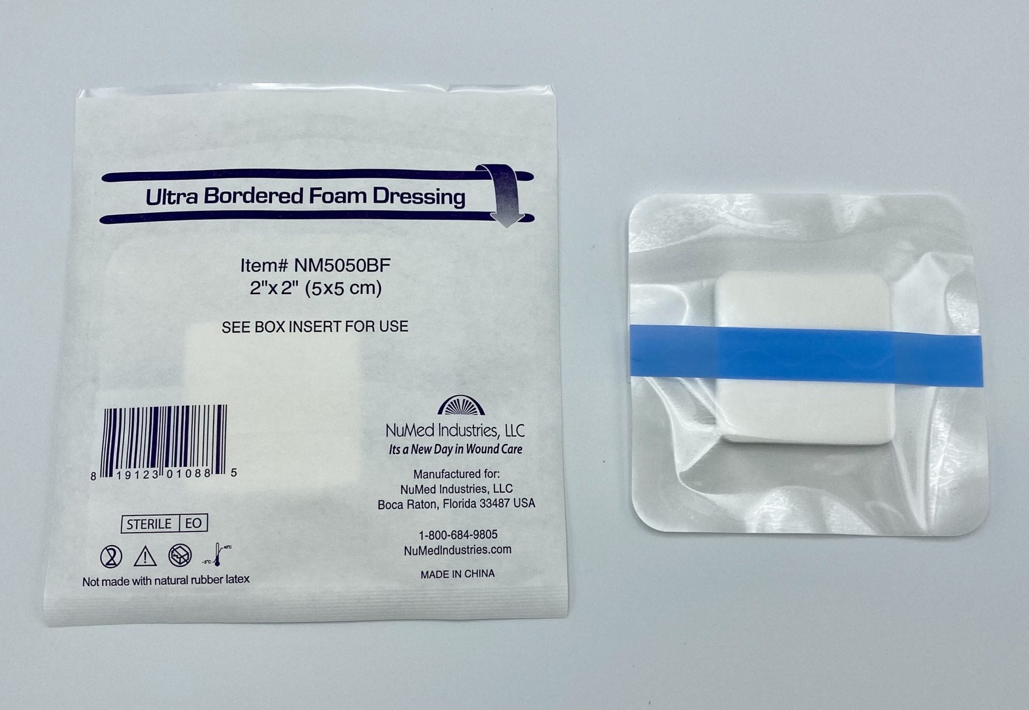 Bordered Foam Dressing 2x2 (10 ct.) | BODYARMOR MEDICAL SUPPLIES