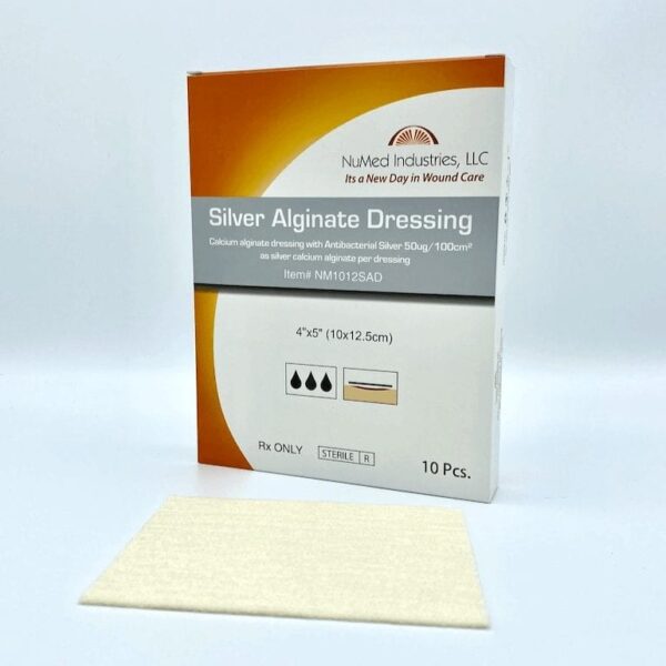 Calcium Alginate with Silver 4x5 (10 ct.) | BODYARMOR MEDICAL SUPPLIES