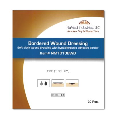 Bordered Gauze Wound Dressing 4x4 (30 ct.) | BODYARMOR MEDICAL SUPPLIES