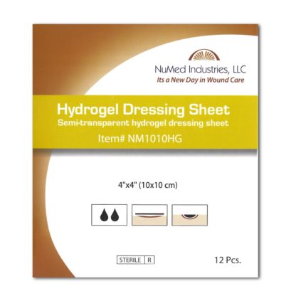 Hydrogel Dressing 4x4 (12 ct.) | BODYARMOR MEDICAL SUPPLIES