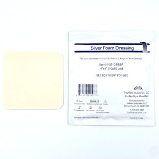 Silver Foam Dressing 4x4 (10 ct.) | BODYARMOR MEDICAL SUPPLIES