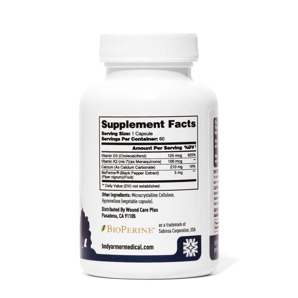 Vitamin K2 + D3 | Wound Care Plus | BODYARMOR MEDICAL SUPPLIES
