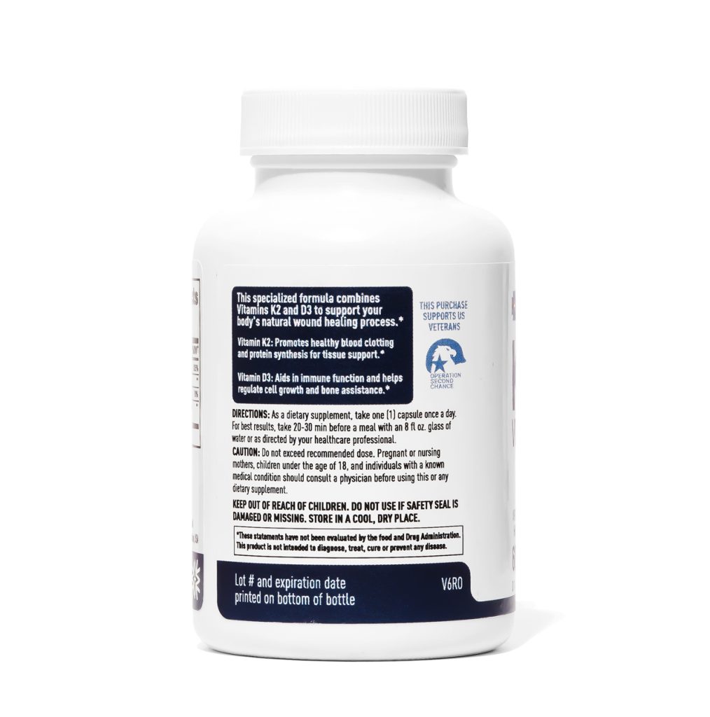 Vitamin K2 + D3 | Wound Care Plus | BODYARMOR MEDICAL SUPPLIES
